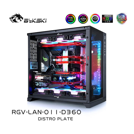 Bykski - Lian Li Dynamic O11 Distro Plate RGV-LAN-O11-D360 – BYKSKI Europe